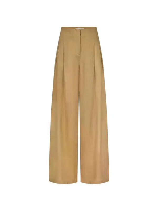 TWP Drew Wide Leg Trousers - Neutrals