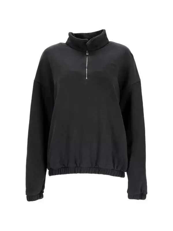 TOTEME Half-zip Cotton Sweatshirt