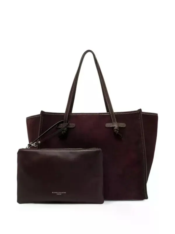 GIANNI CHIARINI Marcella Suede Tote Bag