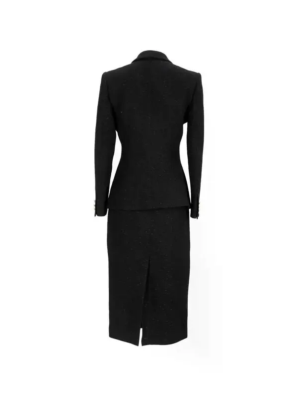 Alessandra Rich Tweed-effect Skirt Set