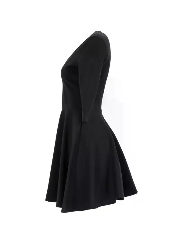 Diane Von Furstenberg V-neck Flared Mini Dress