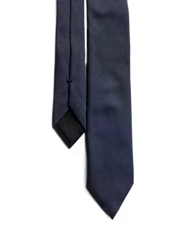 Prada Silk Neck Tie - Blue
