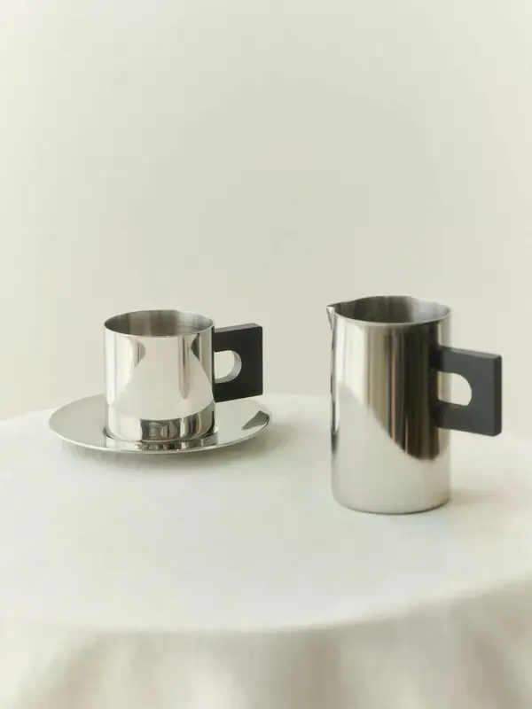LOUISE ROE S.r Polished-finish Geometric-handle Pitcher
