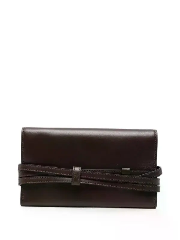 Moschino Buckle-detail Chain-strap Wallet