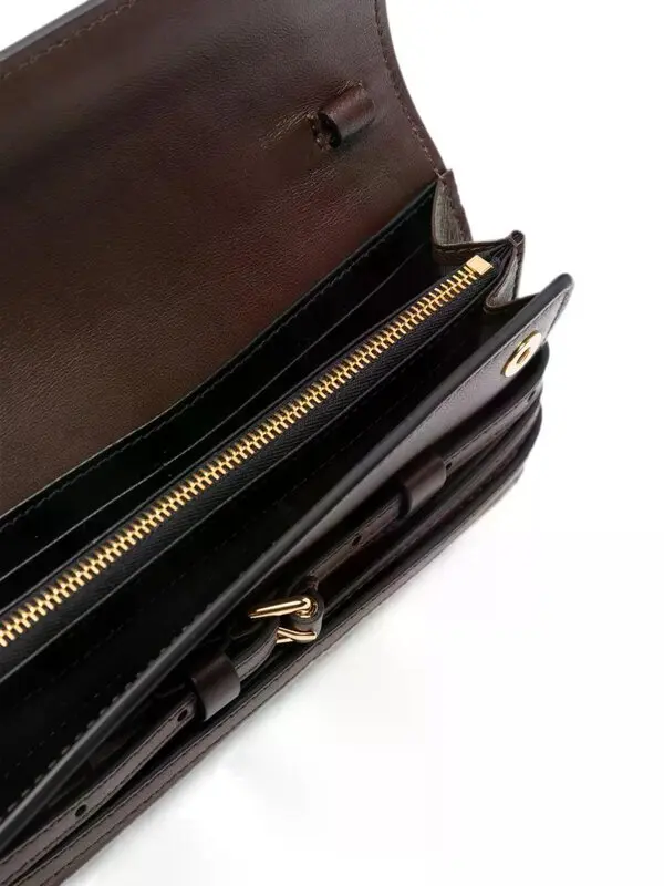 Moschino Buckle-detail Chain-strap Wallet