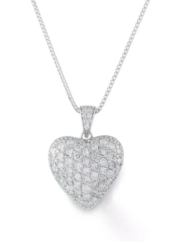 LB EXCLUSIVE Diamond Heart-pendant Necklace