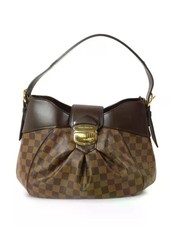 LOUIS VUITTON Damier Sistina Shoulder Bag - Brown