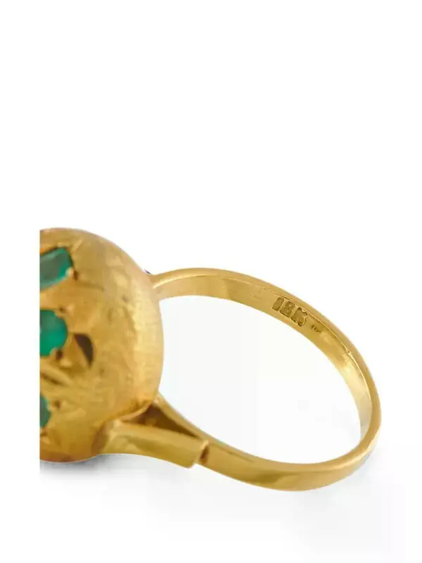 LB EXCLUSIVE Emerald Dome Ring
