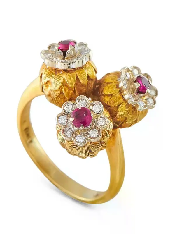 LB EXCLUSIVE Ruby And Diamond Ring - Gold