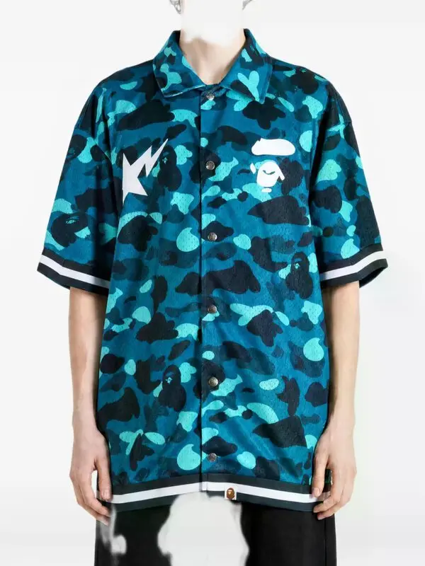 A BATHING APE Camo-print Shirt