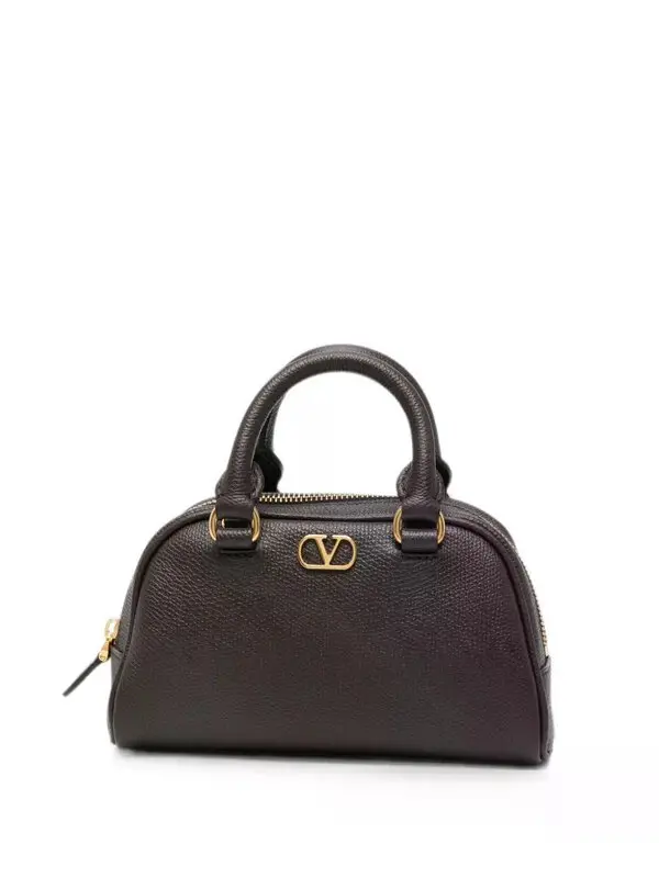 Valentino Garavani Mini Vlogo Leather Tote Bag