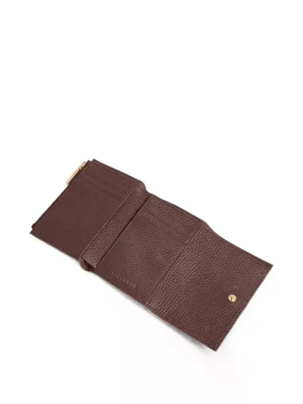 COCCINELLE Metallic Grained Leather Wallet