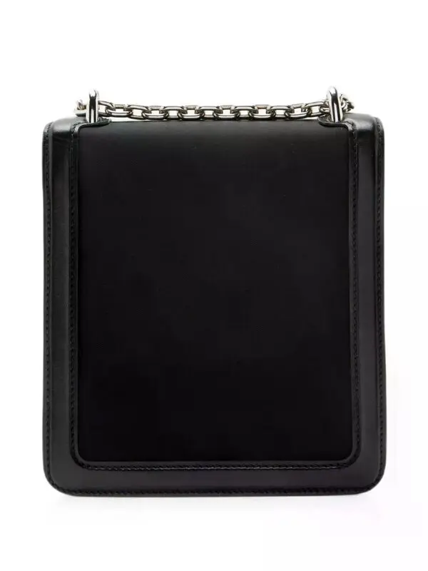 Prada Jacquard Logo Flap Crossbody Bag