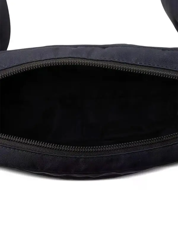 Prada Tessuto Montagna Belt Bag With Logo Plaque