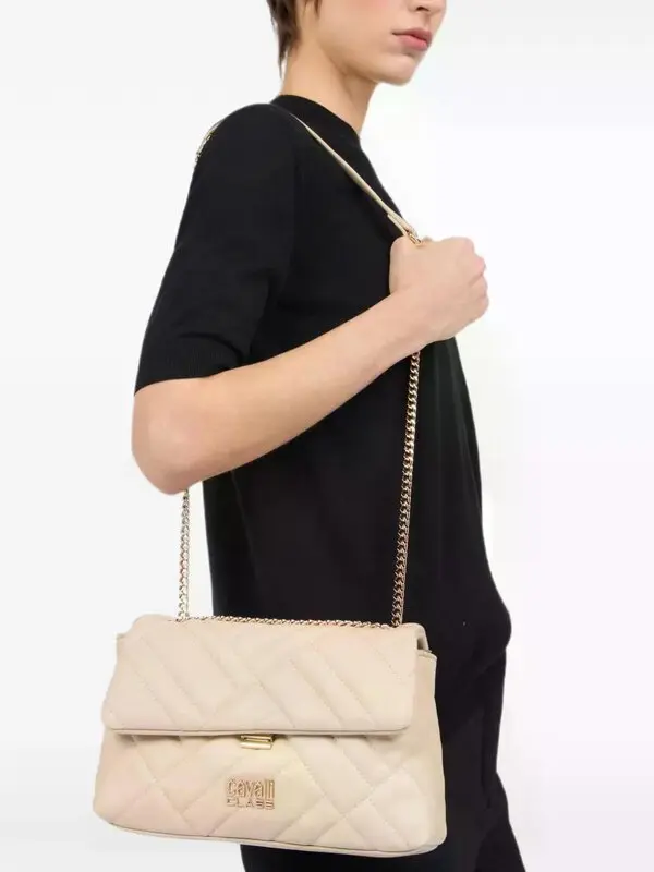 Roberto Cavalli Quilted Shoulder Bag