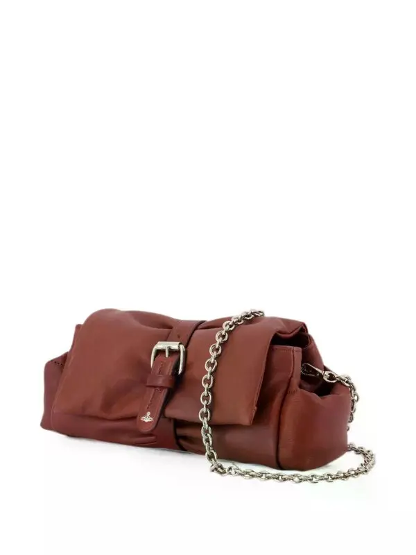 VIVIENNE WESTWOOD Hazel Treasure Leather Clutch Bag