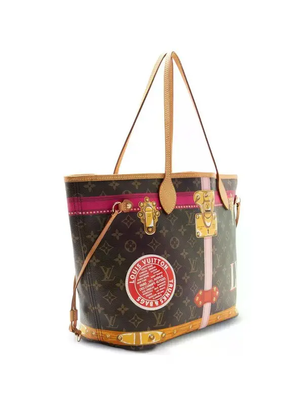 LOUIS VUITTON 2018 Summer Trunk Neverfull Mm Tote Bag - Brown