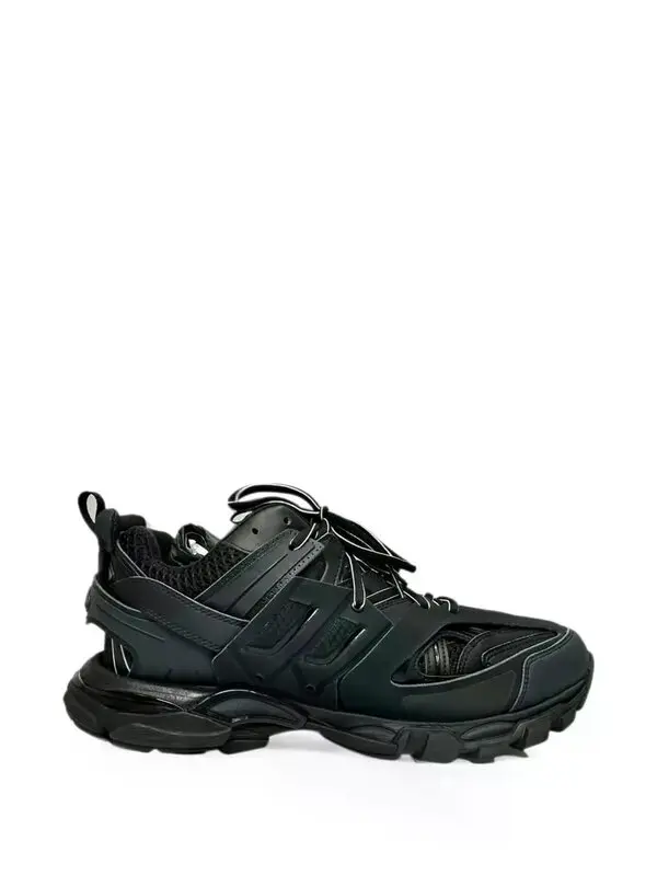 Balenciaga Track Sneakers With Embroidered Logo - Black