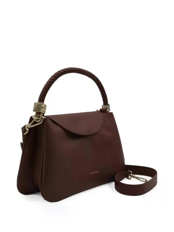 COCCINELLE Braided-handle Leather Shoulder Bag