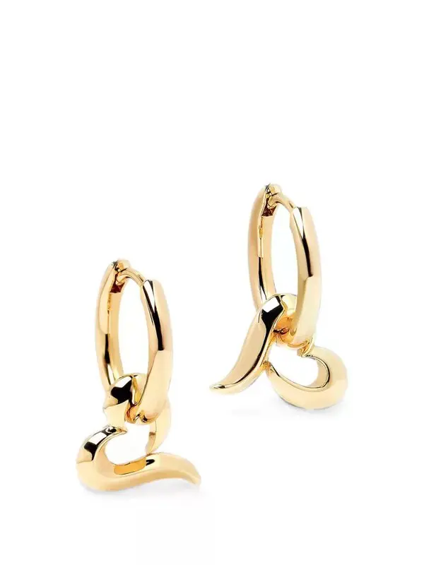 YOJ Heart Shaped Huggie Hoop Earrings