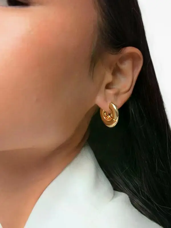 YOJ Sirso Chubby Hoop Earrings