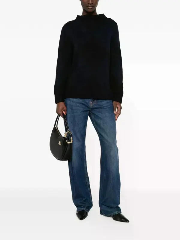 Liviana Conti Ribbed Trim Knitted Sweater
