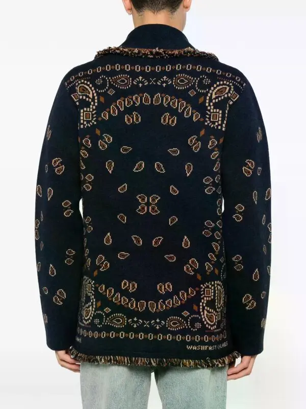 Alanui Paisley Jacquard Cardigan