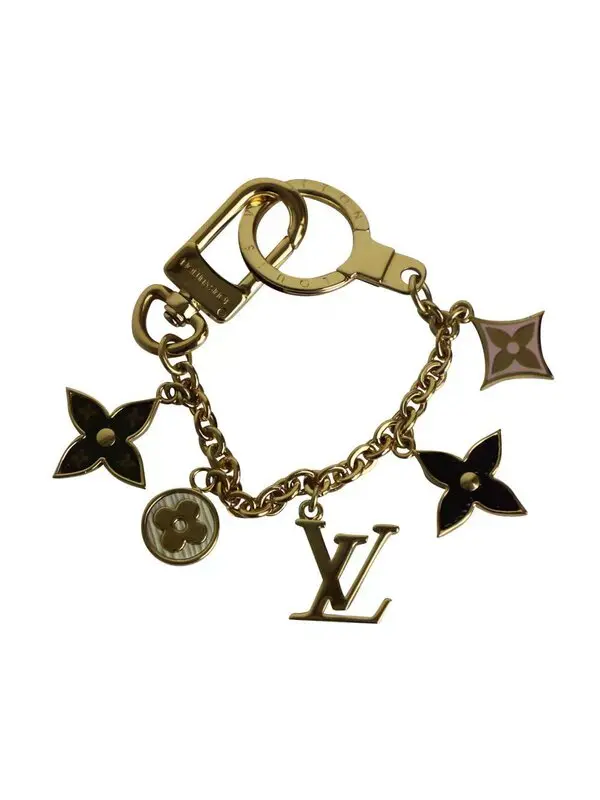 LOUIS VUITTON Fleur De Monogram Bag Charm