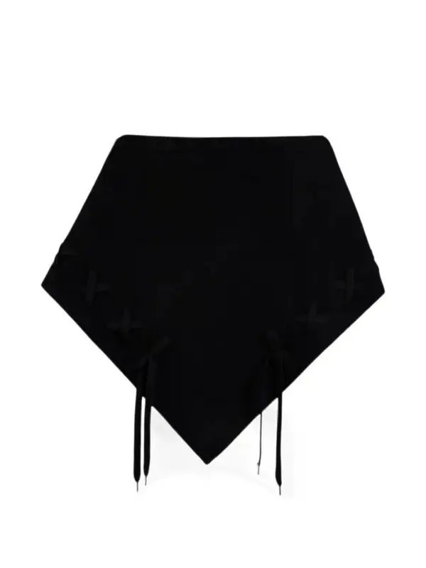 Simone Rocha Lace-up Merino-wool Scarf