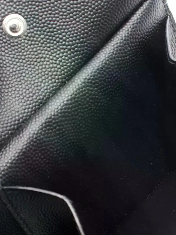Saint Laurent 2020s Pebbled-leather Bi-fold Wallet