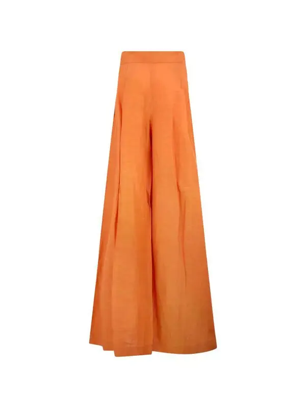 Alberta Ferretti High-waisted Wrap-style Maxi Skirt - Orange