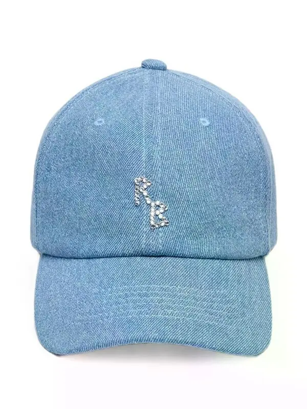 Ruslan Baginskiy Crystal-embellished Baseball Cap - Blue