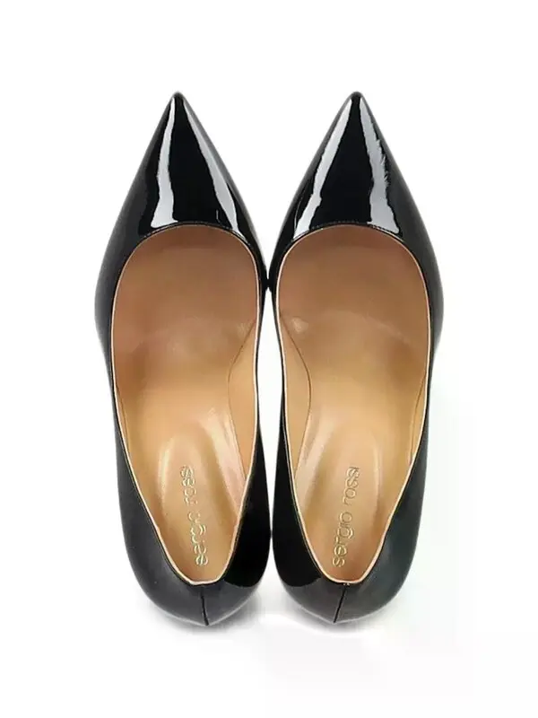 SERGIO ROSSI Patent Leather Pointed-toe Stiletto Pumps
