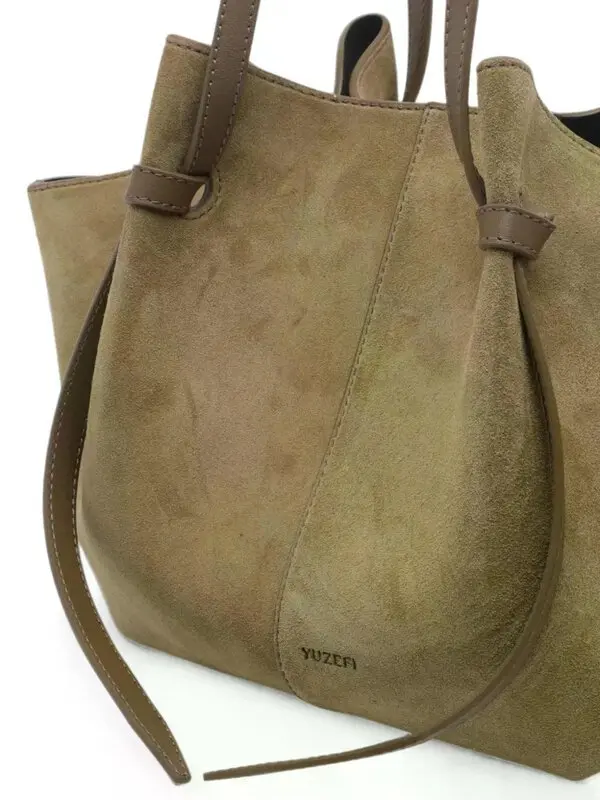 Yuzefi Mochi Suede Shoulder Bag