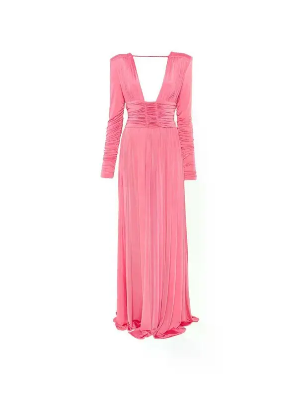 MARCO BOLOGNA Long Sleeve Maxi Dress - Pink