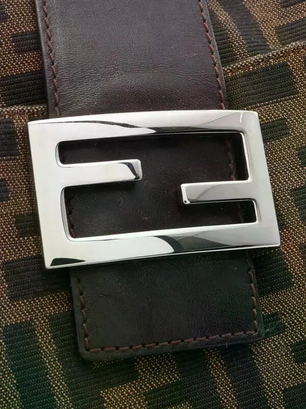 Fendi Zucca Monogram Shoulder Bag
