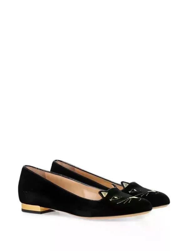 CHARLOTTE OLYMPIA Kitty Ballet Flats