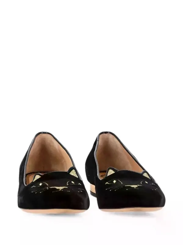 CHARLOTTE OLYMPIA Kitty Ballet Flats