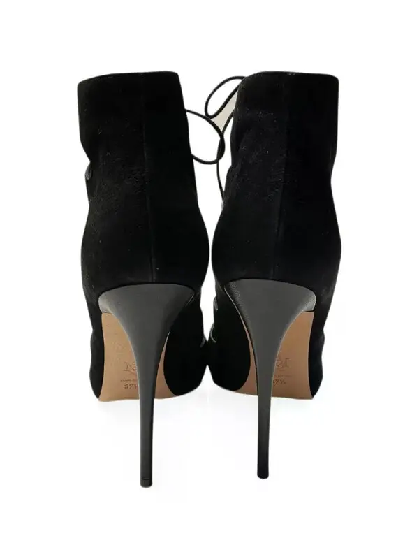 Alexander McQueen Studded Lace-up Boots