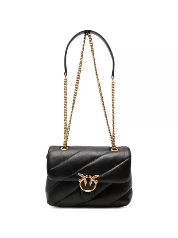 Pinko Love Birds Quilted Shoulder Bag