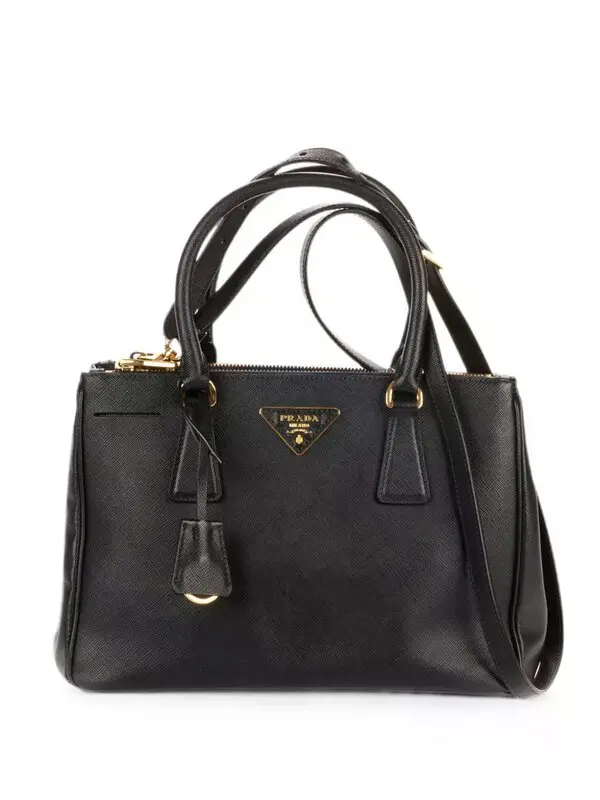 Prada Small Galleria Double-zip Tote Bag - Black