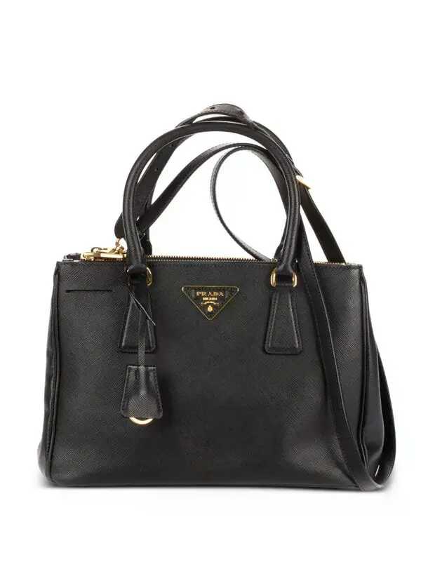 Prada Small Galleria Double-zip Tote Bag - Black