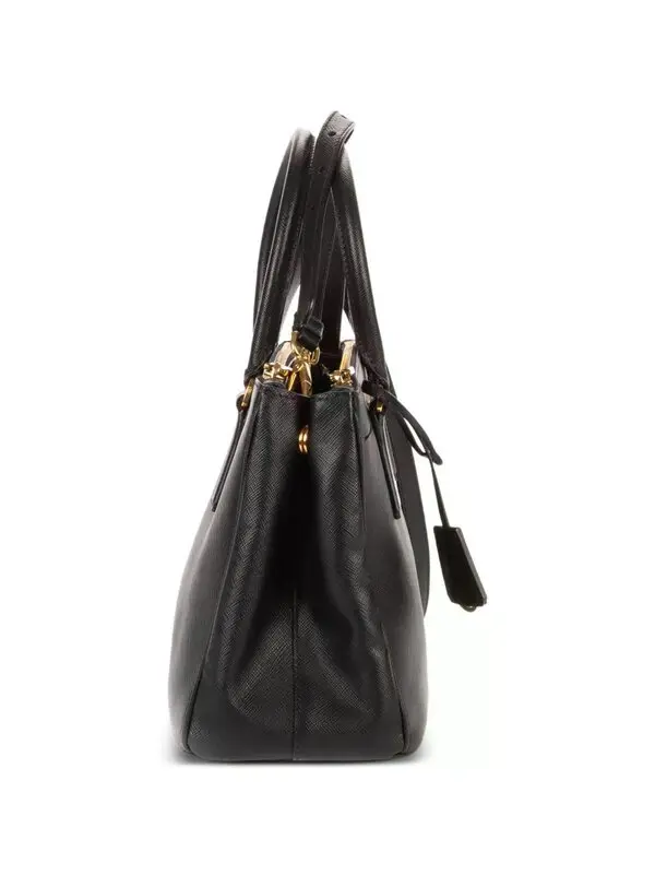 Prada Small Galleria Double-zip Tote Bag - Black