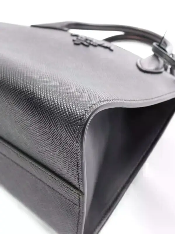 Prada 2000s Saffiano Cuir Monochrome Handbag