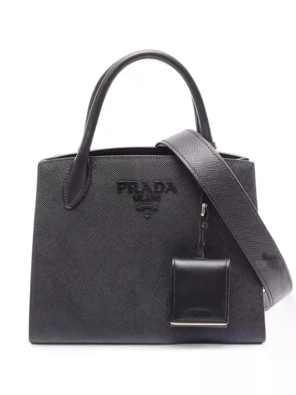 Prada Saffiano Leather Handbag - Black