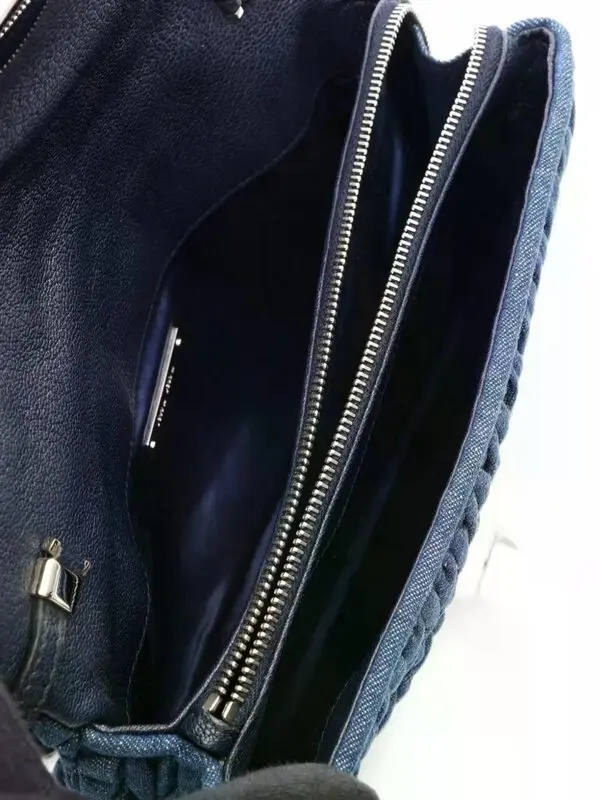 Miu Miu 2010s Crystal Matelassé Shoulder Bag