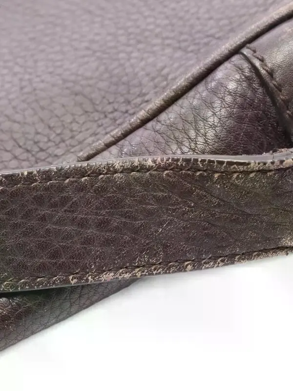 Gucci 2000s Logo-detail Grained Leather Crossbody Bag