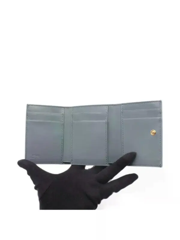 Fendi 2020s Ff Diamond Tri-fold Wallet