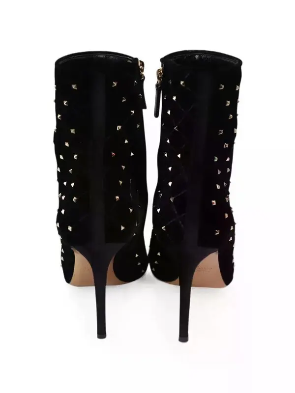 Valentino Garavani Rockstud Quilted Ankle Boots