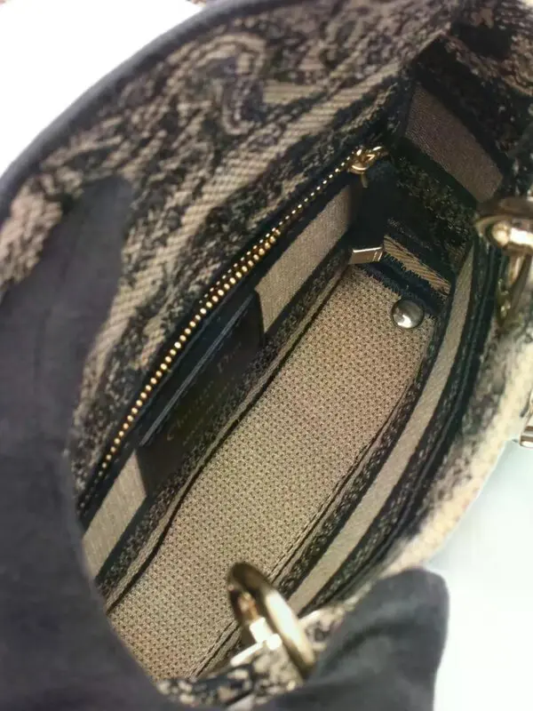 Dior 2000s Mini Lady D-lite Two-way Handbag